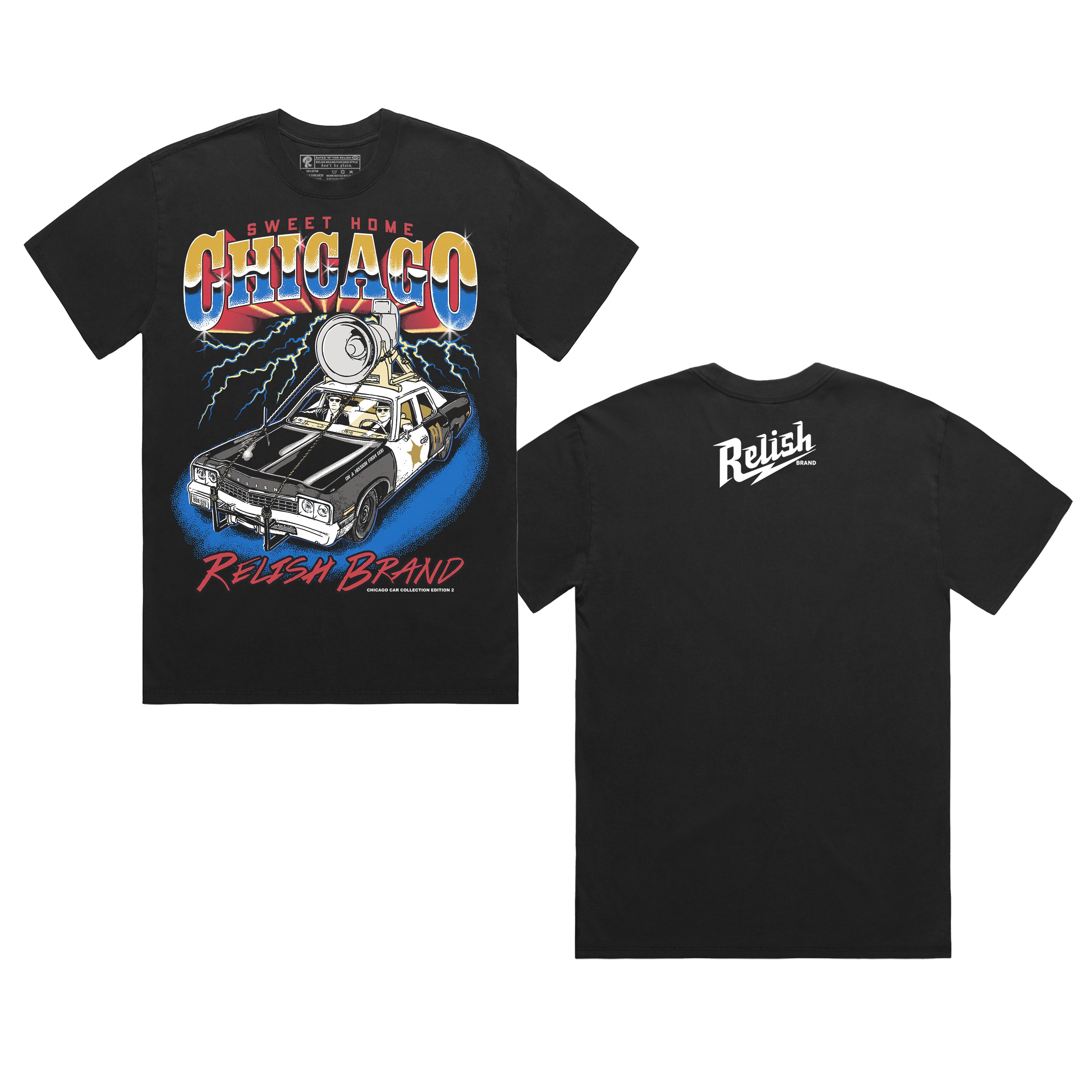 Sweet Home Chicago - Car Collection tee 2 - Garment Dyed – Relish Brand