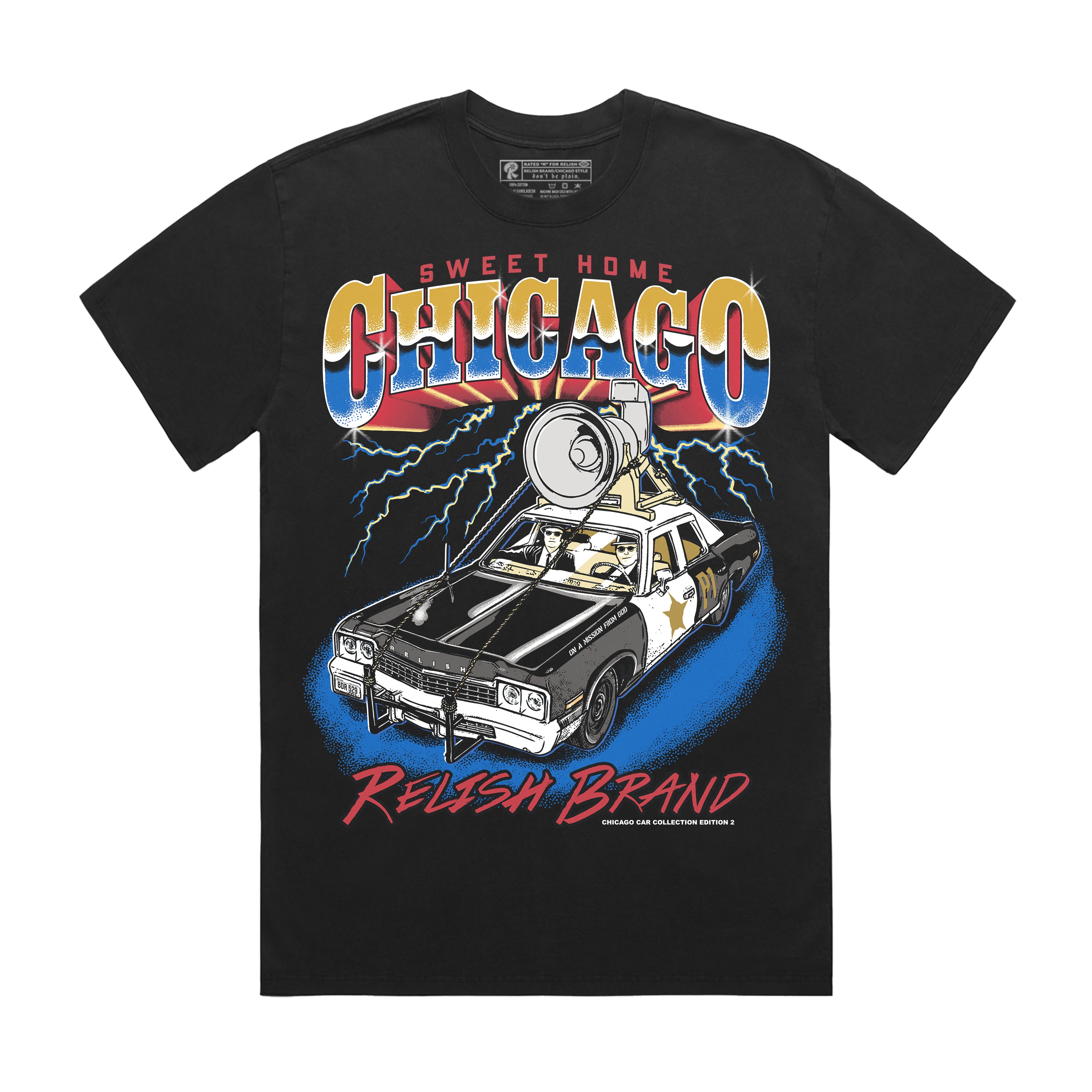 Sweet Home Chicago - Car Collection tee 2 - Garment Dyed – Relish Brand