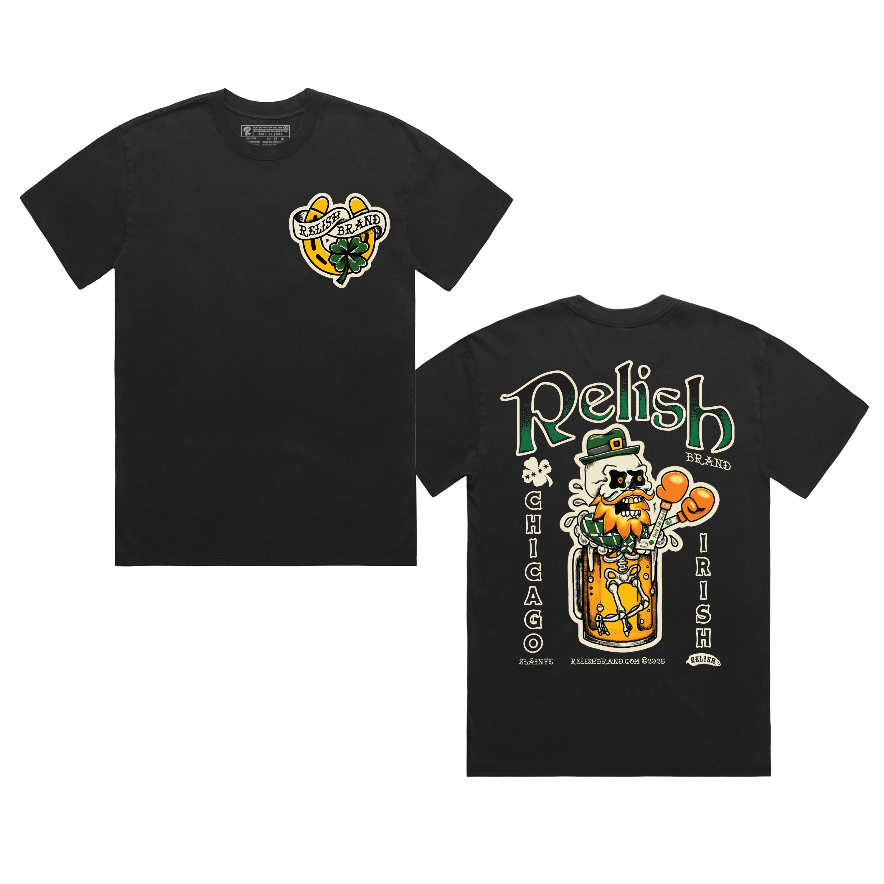 Chi Irish - Leprechaun Beer - Black - Garment Dyed – Relish Brand