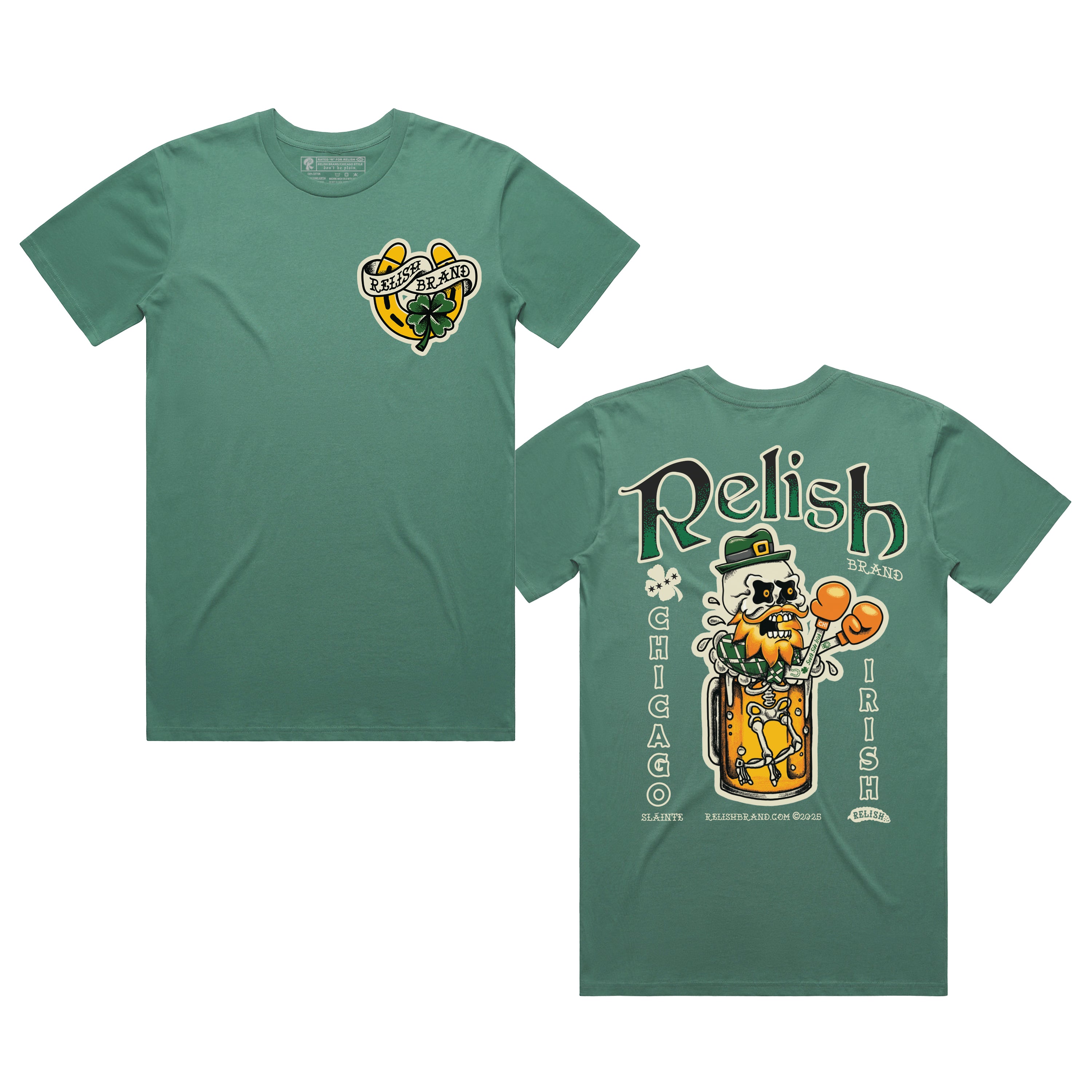 Chi Irish - Leprechaun Beer - Green Tee - Garment Dyed – Relish Brand