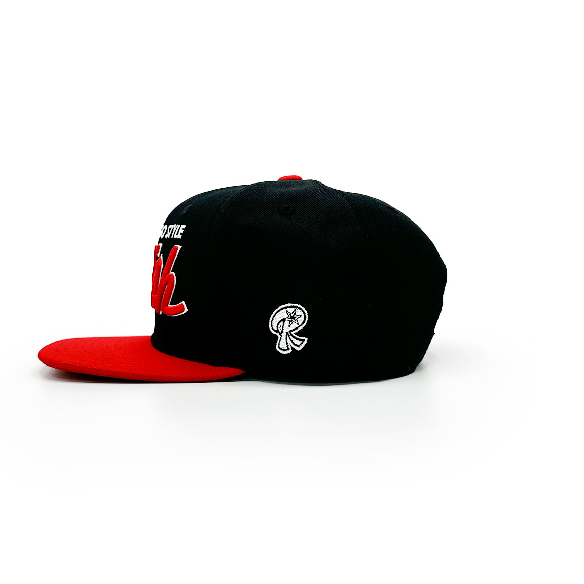 Relish Vintage Sports Script - Red and Black – Relish Brand