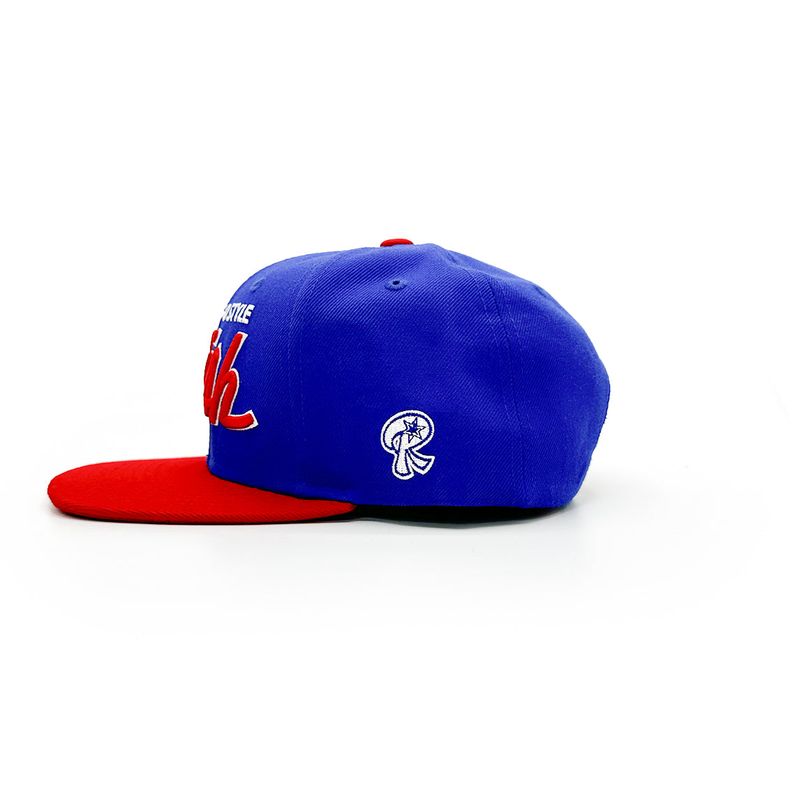 Relish Vintage Sports Script - Blue and Red – Relish Brand